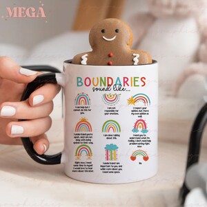 Boundaries Sound Like Mug, Self Respect Mug, Self Esteem, Mental Health ...