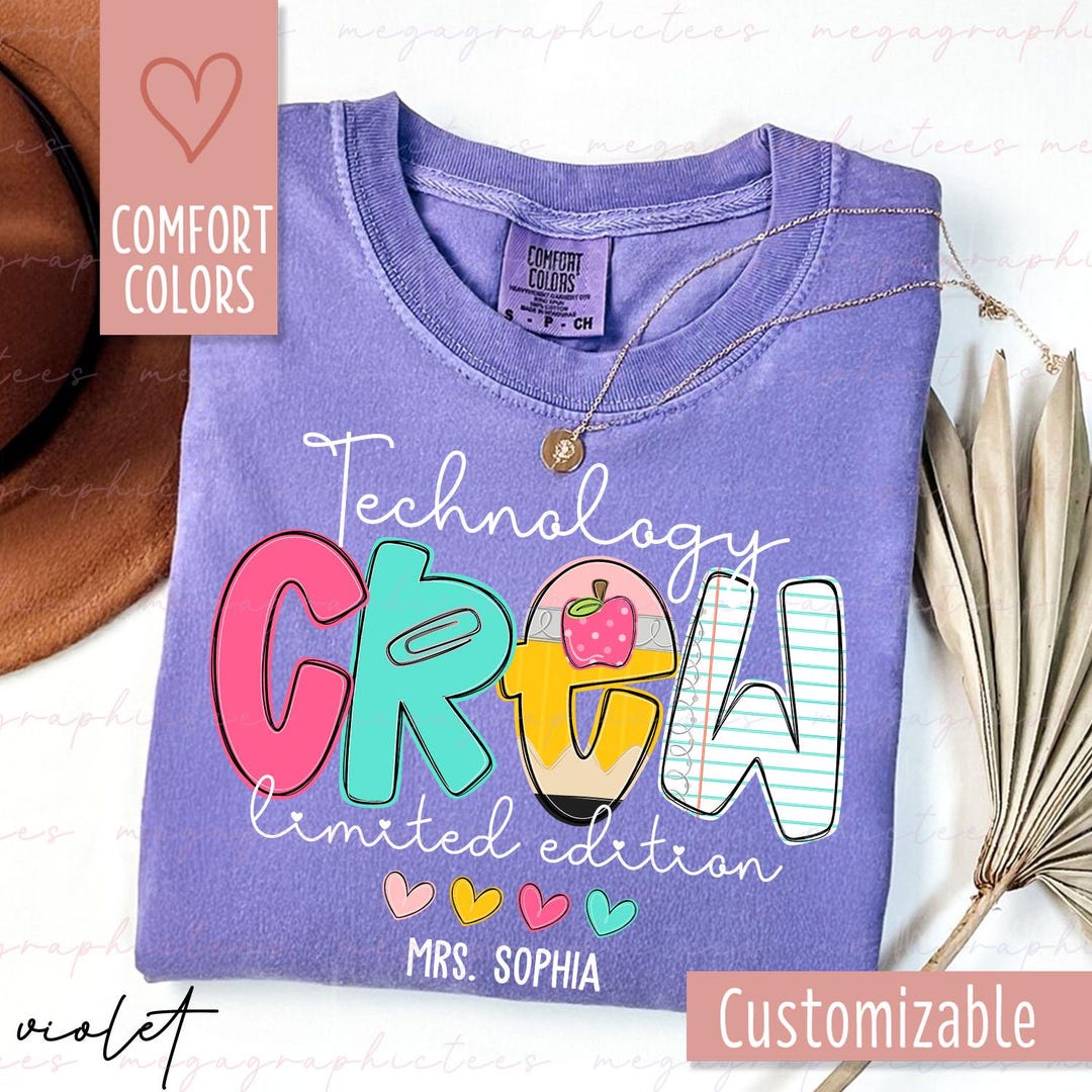 Technology Teacher Shirt, STEM Teacher Shirt, Personalized Tech Teacher ...