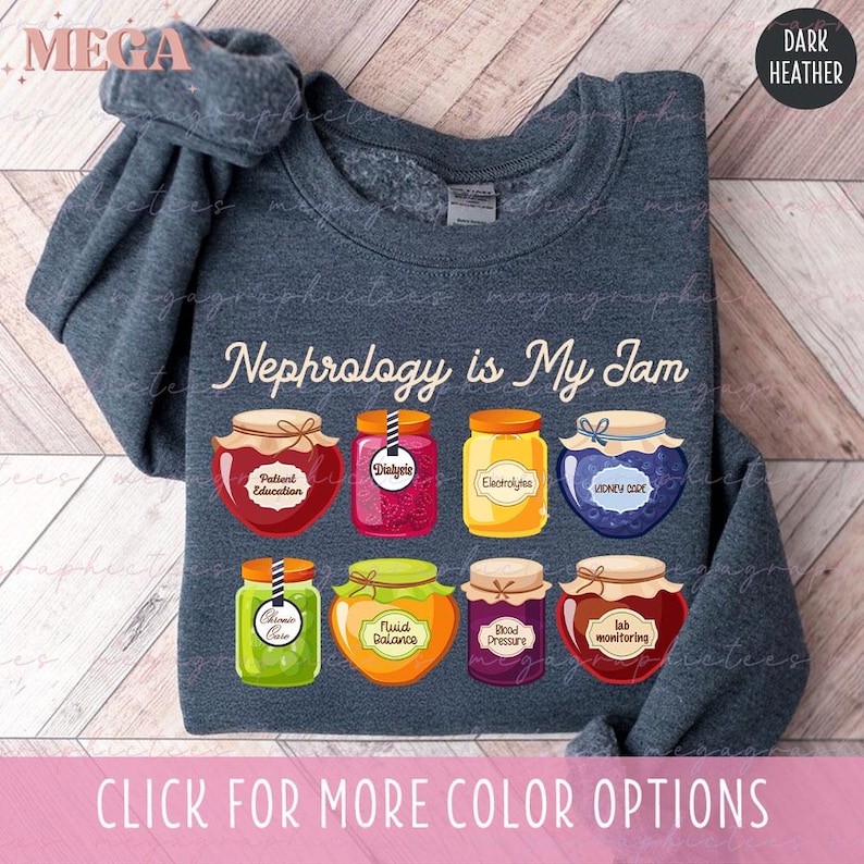 Nephrology Nurse Sweatshirt, Kidney Doctor Gift, Nephrologist ...