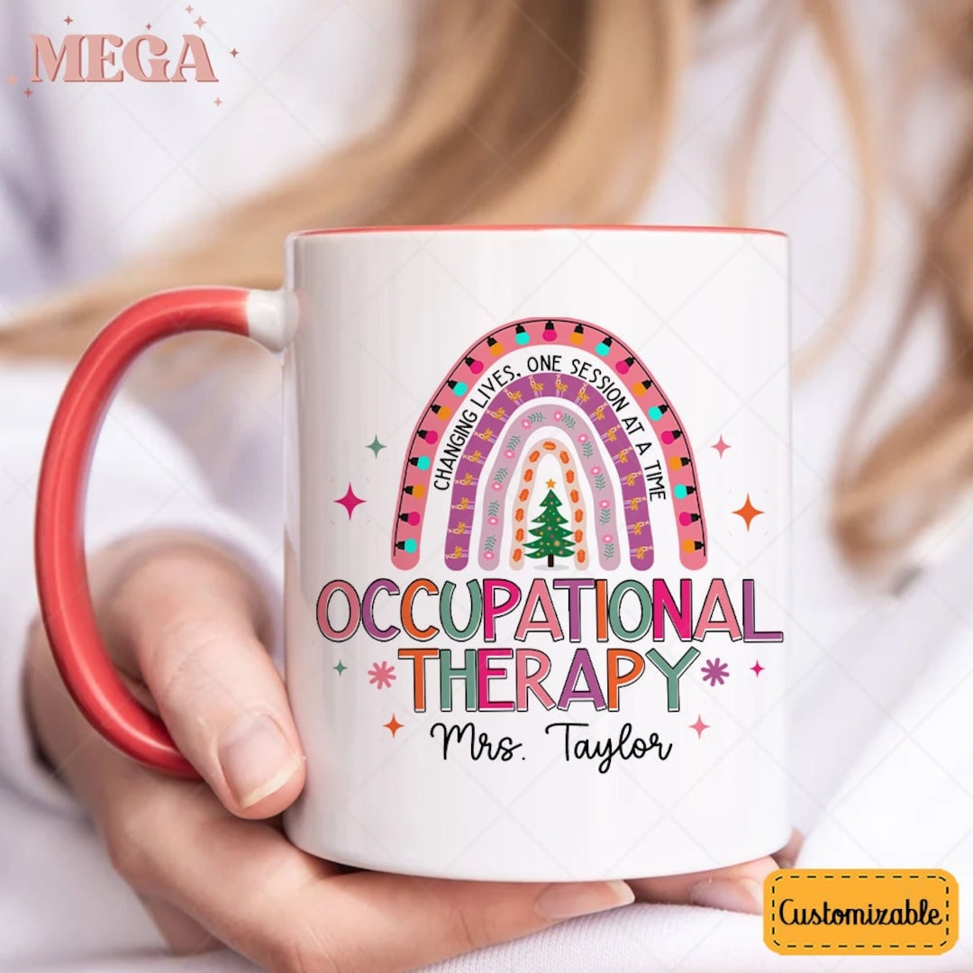 Personalized Occupational Therapist Mug, Custom OT Gift, OT Mug, OTA Mug, Occupational Therapy ...