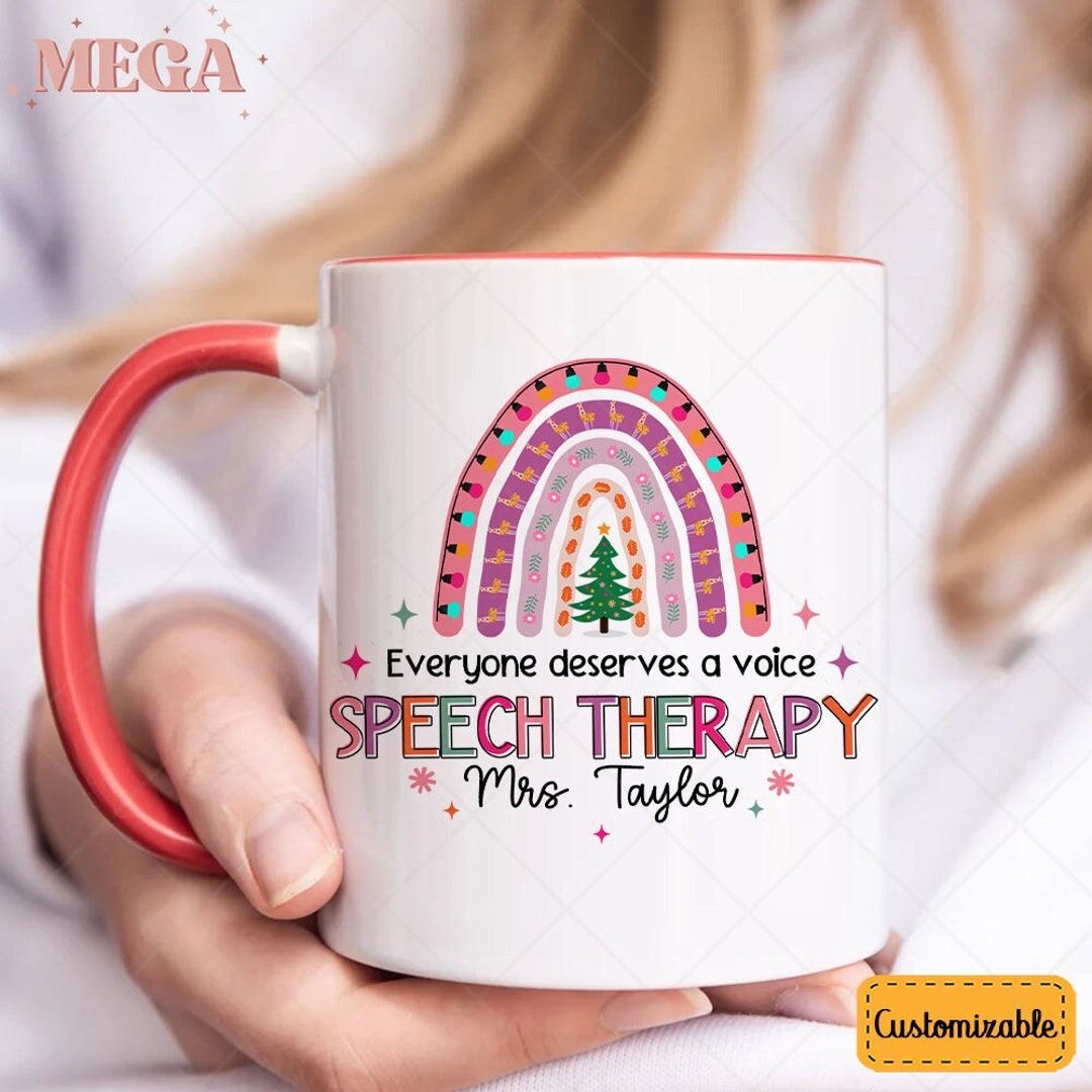 Personalized Speech Therapy Mug Custom Speech Therapy Mug - Etsy