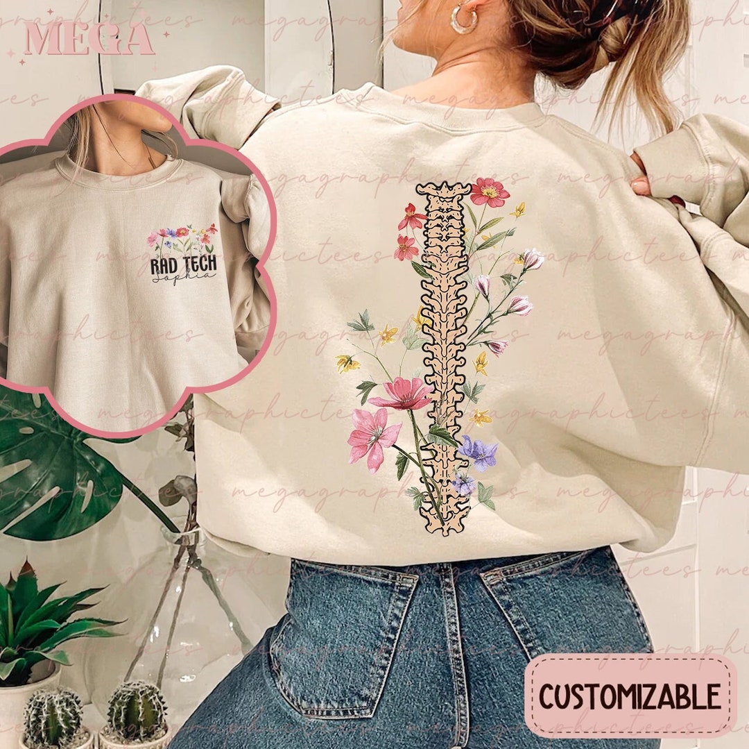 Personalized Rad Tech Shirt/sweatshirt, Radiology Sweatshirt, Rad Tech ...