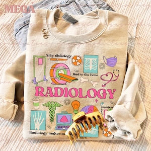 Radiology Sweatshirt, Rad Tech Sweatshirt, Rad Tech Gift, X-ray Tech ...