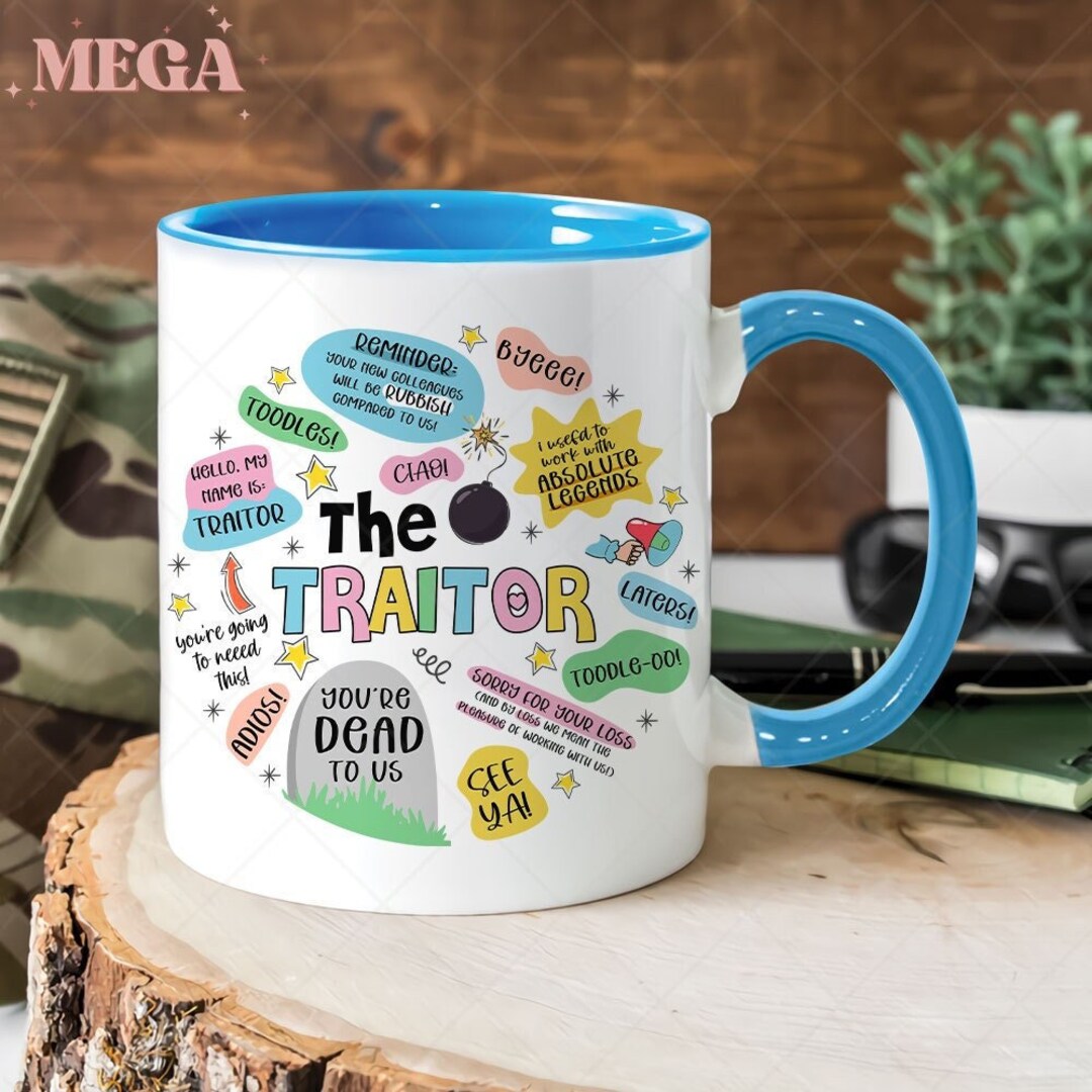 The Traitor Mug, New Job Leaving Gift Mug, New Job Congrats Gift ...