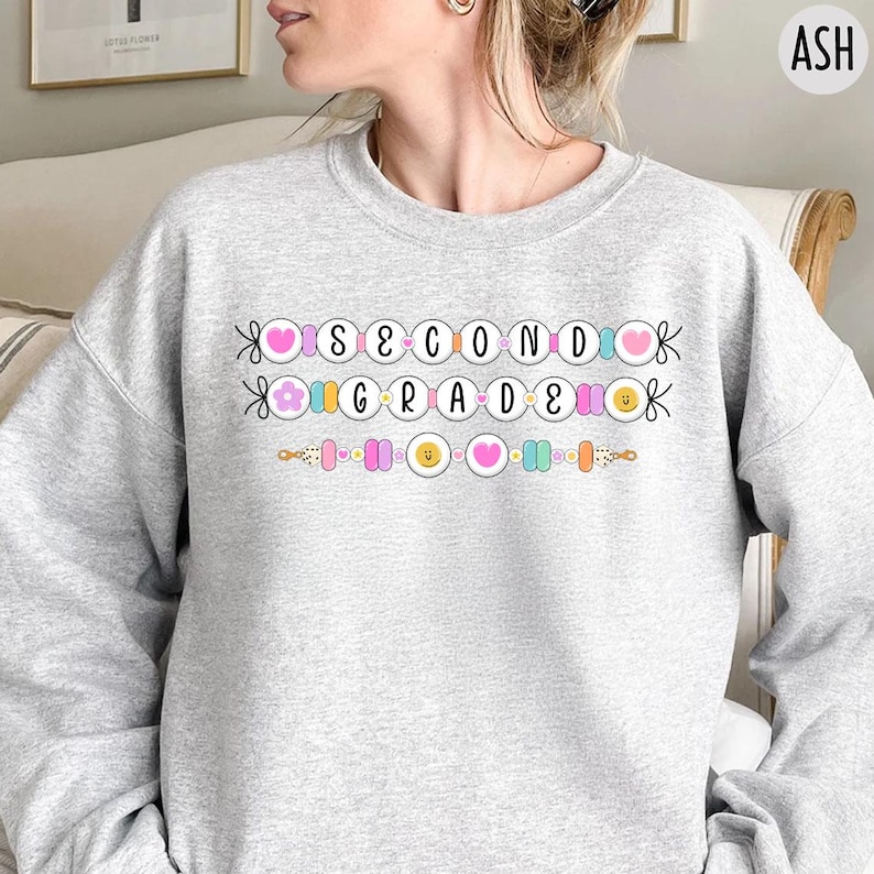 Second Grade Teacher Shirt, Custom Second Grade Teacher Shirt ...