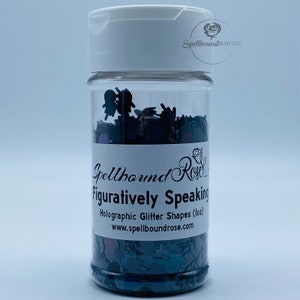 Black Holographic Middle Finger Glitter Shapes, Middle Finger Confetti ...