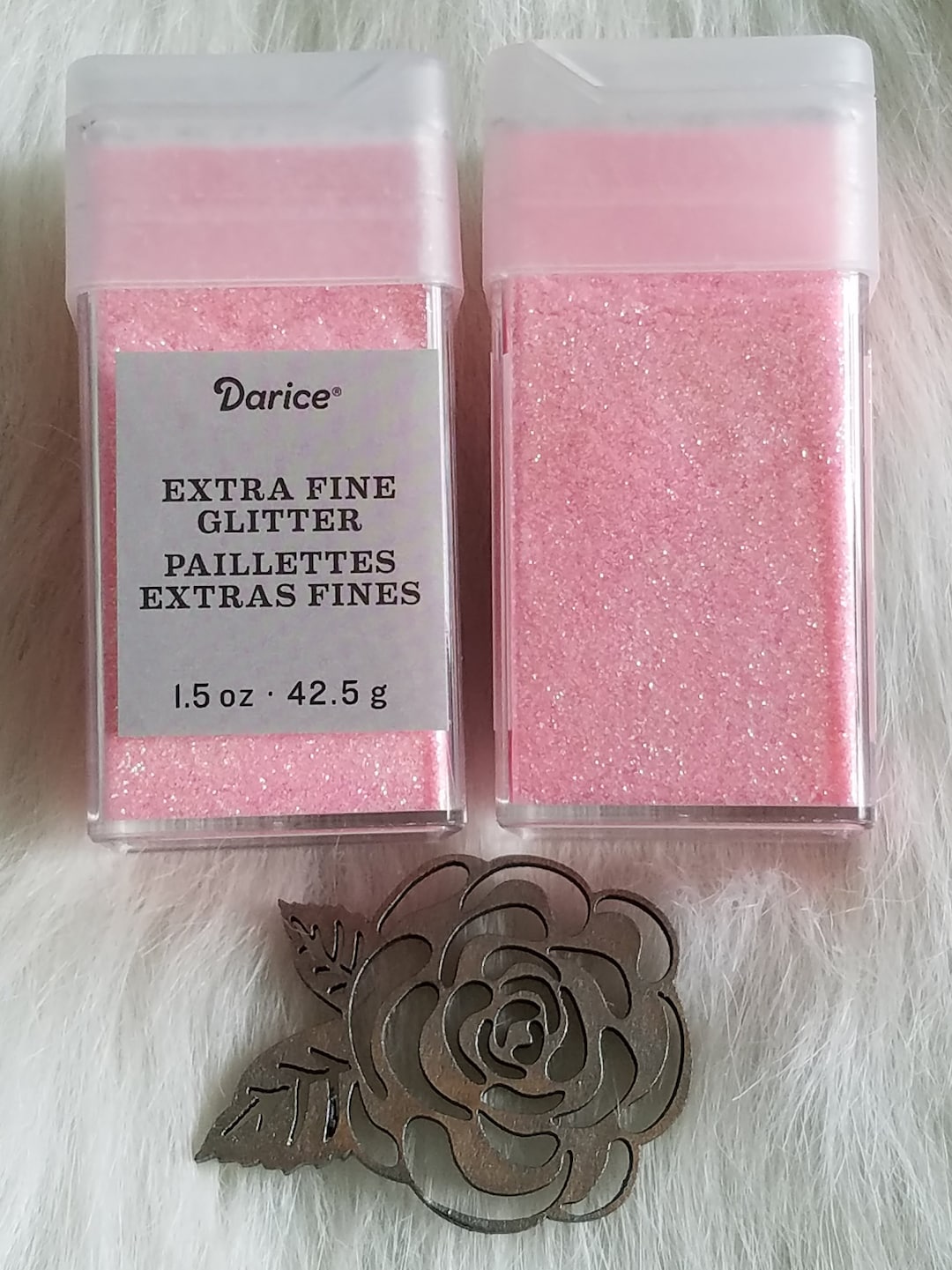 Darice Blush Extra Fine Glitter 1.5oz Compare With Recollections Blush ...