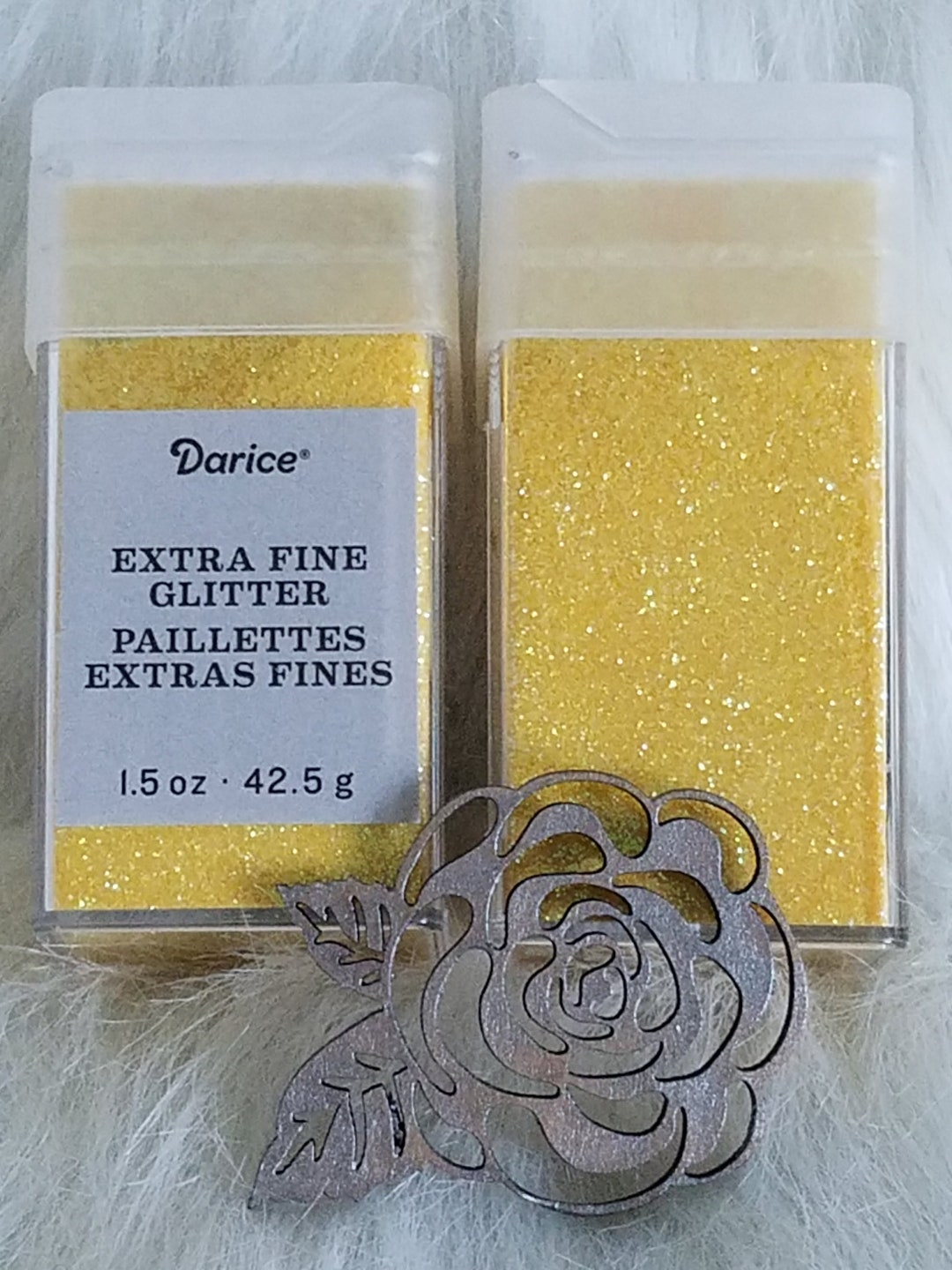 Darice Sunflower Yellow Extra Fine Glitter 1.5oz Compare With ...