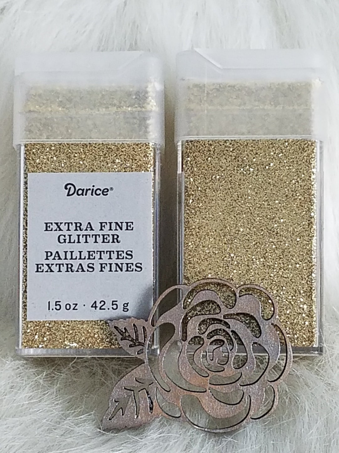 Darice Gold Extra Fine Glitter 1.5oz Compare With - Etsy