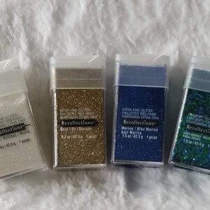 Recollections Extra Fine Glitter - 1.5 Oz - Various Colors Choices ...