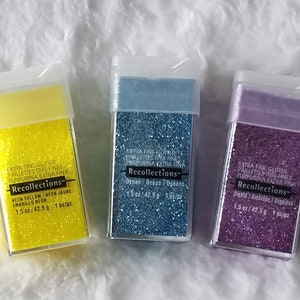 Recollections Extra Fine Glitter - 1.5 Oz - Various Colors Choices ...