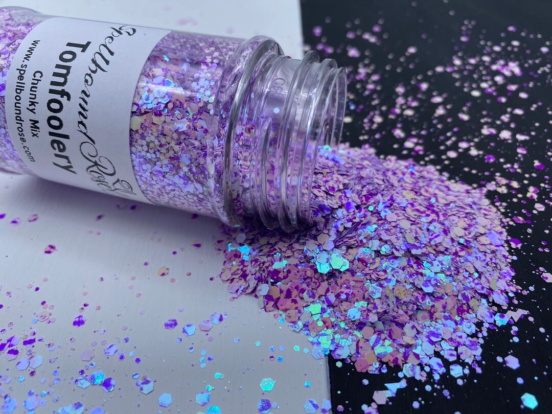 Light Purple Chunky Glitter Mix, Purple Chunky Glitter, “tomfoolery ...