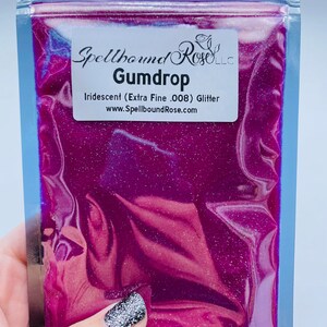 Bright Pink Extra Fine Glitter, Iridescent Pink Extra-fine Glitter ...