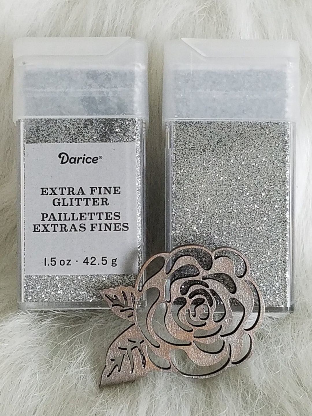 Darice Silver Extra Fine Glitter 1.5oz Compare With Recollections ...
