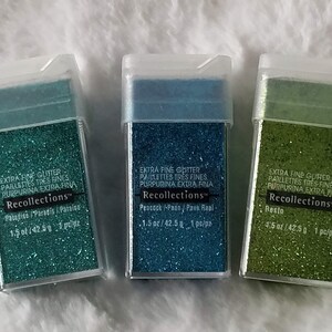 Recollections Extra Fine Glitter - 1.5 Oz - Various Colors Choices ...