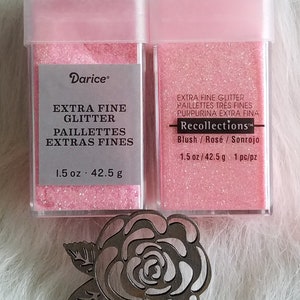 Darice Blush Extra Fine Glitter 1.5oz Compare With Recollections Blush ...