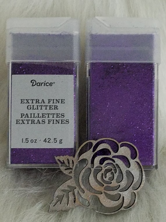 Darice Muse Purple Extra Fine Glitter 1.5oz Compare With - Etsy
