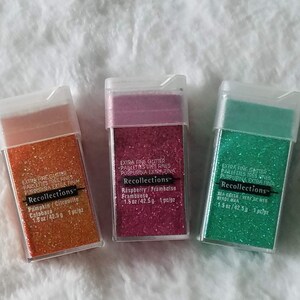 Recollections Extra Fine Glitter - 1.5 Oz - Various Colors Choices ...