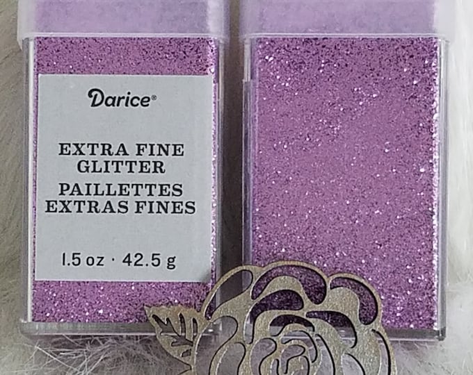 Darice Orchid Purple Extra Fine Glitter 1.5oz Compare With - Etsy