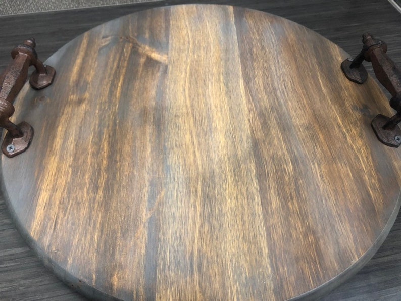 Rustic Lazy Susan - Etsy