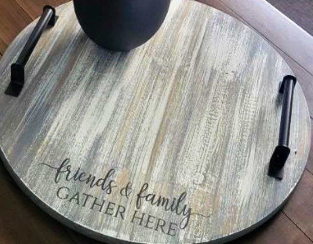 Rustic Lazy Susan - Etsy