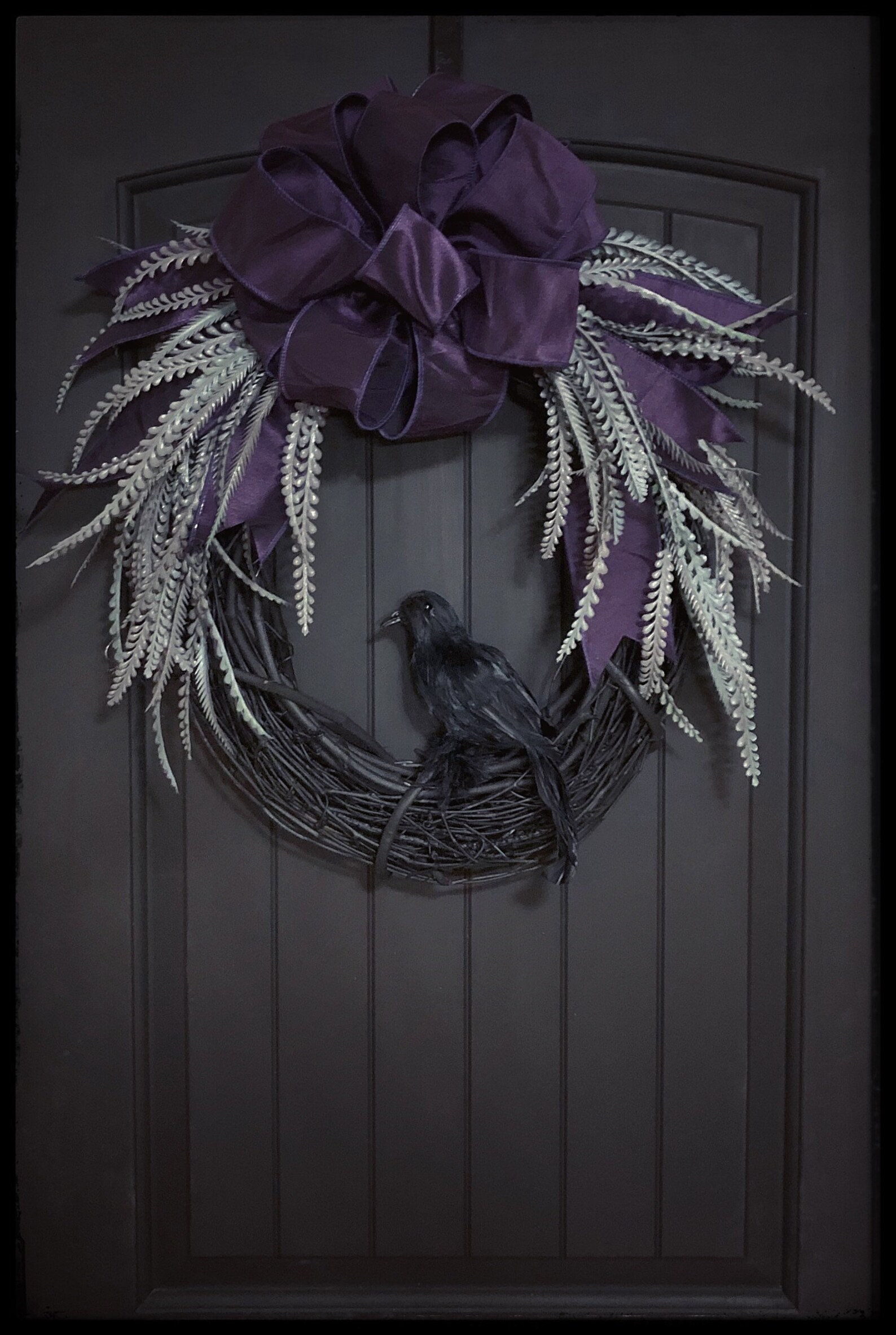 Halloween Wreaths Gothic Home Decor Halloween Wreath Goth - Etsy