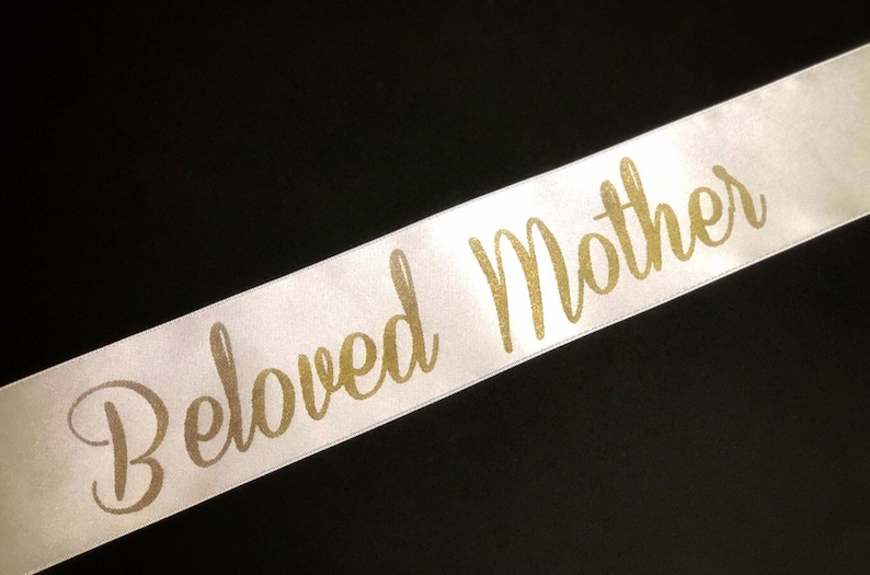 Funeral Ribbon, Memorial, for Cemetery Flowers, Personalized Sash ...