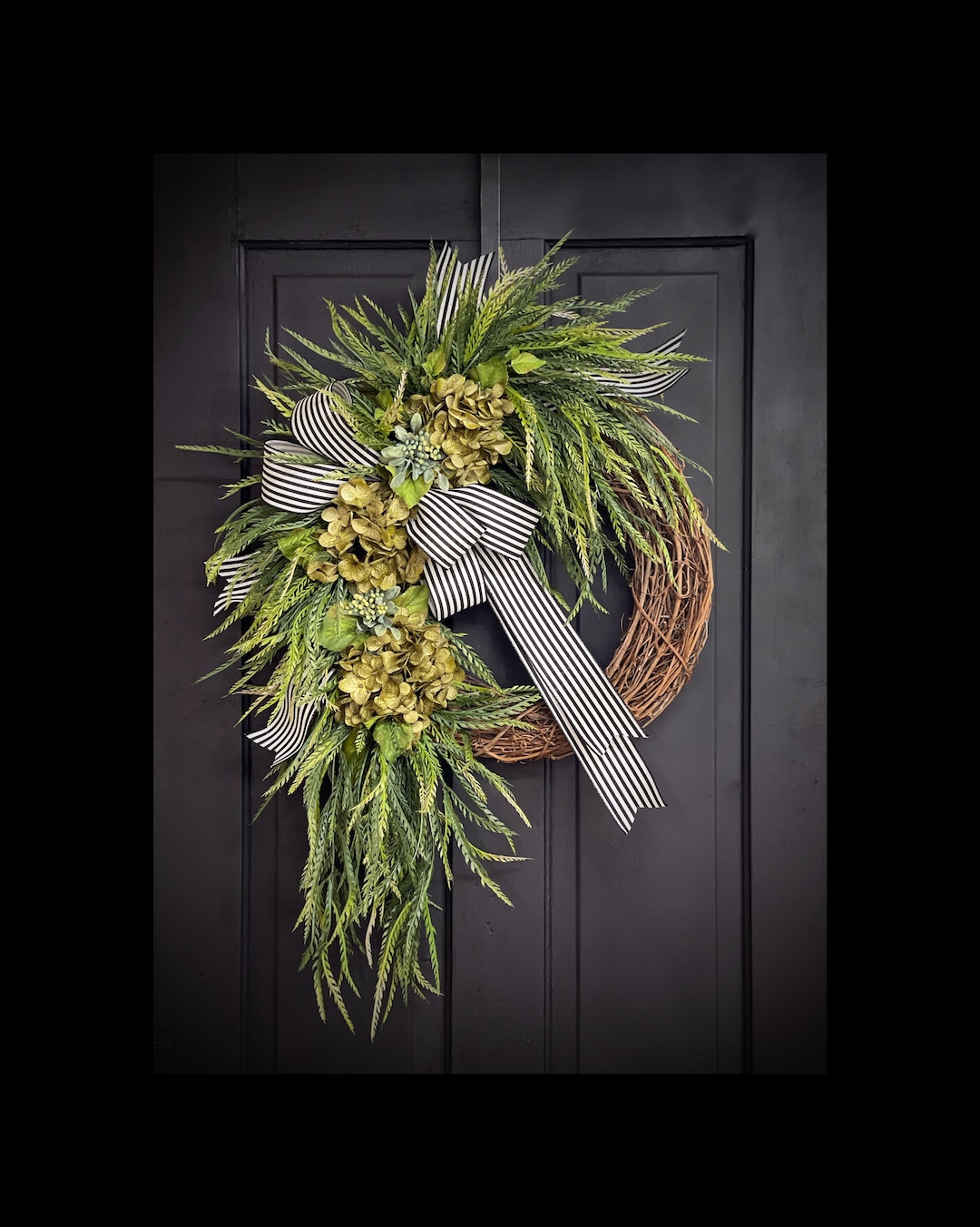 Spring Wreath, Everyday Wreaths, Hydrangea Wreath, Front Door Wreaths ...