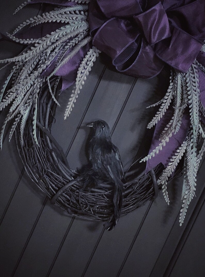 Halloween Wreath, Halloween Decoration, Gothic Home Decor, Halloween ...