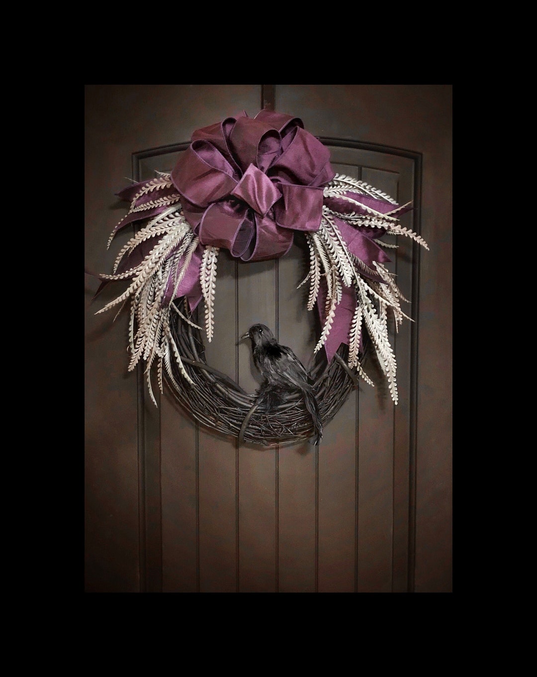 Halloween Wreaths, Gothic Home Decor, Halloween Wreath, Goth, Porch ...