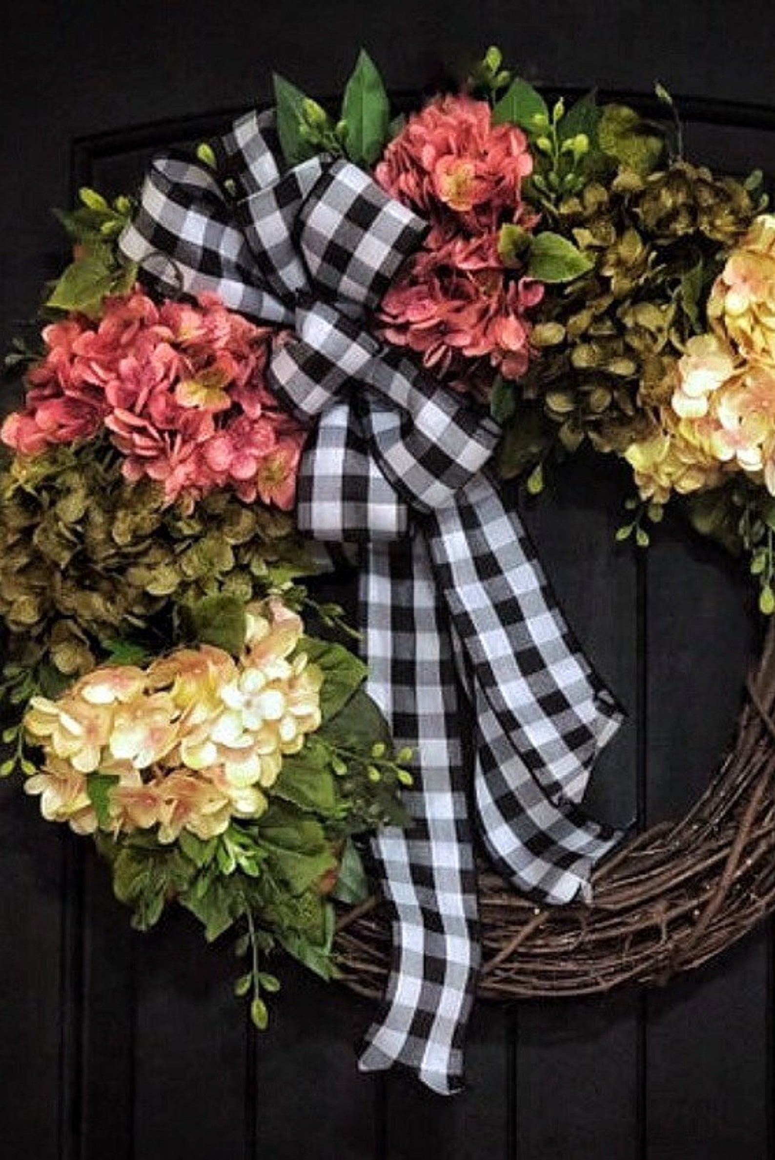 Farmhouse Style Wreath Spring Wreaths for Front Door - Etsy
