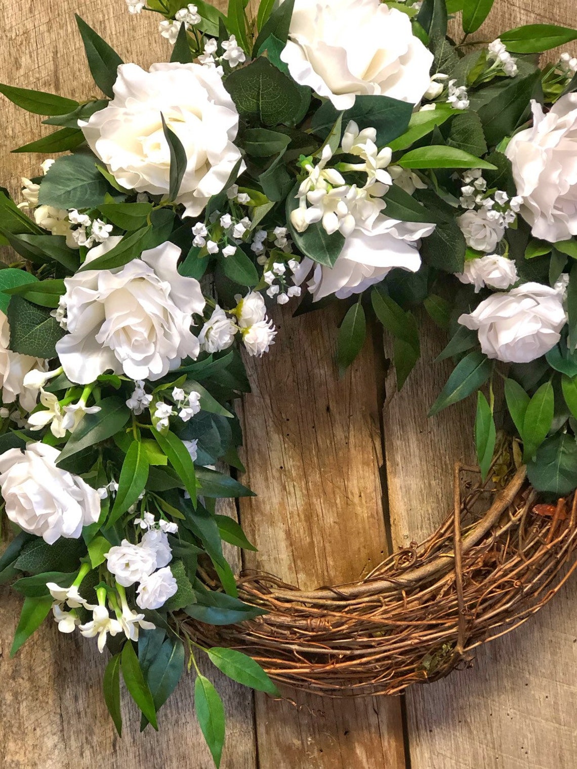 Spring Wreath for Front Door Year Round Wreaths Summer - Etsy