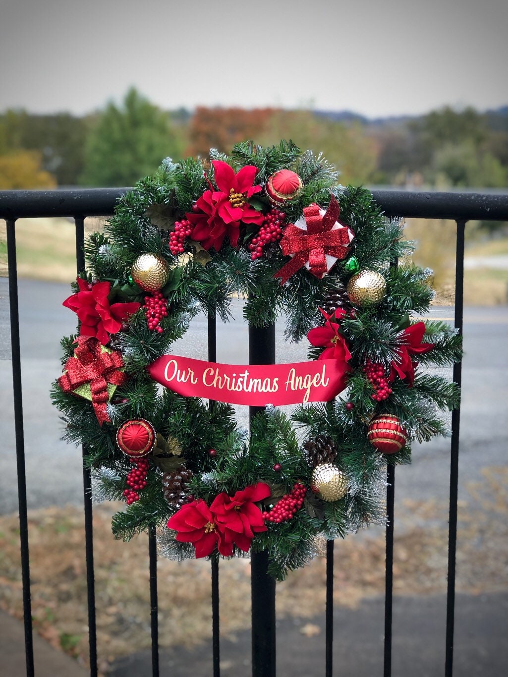 Christmas Cemetery Flowers Grave Decoration for Winter - Etsy