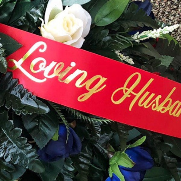 Funeral Ribbons - Etsy