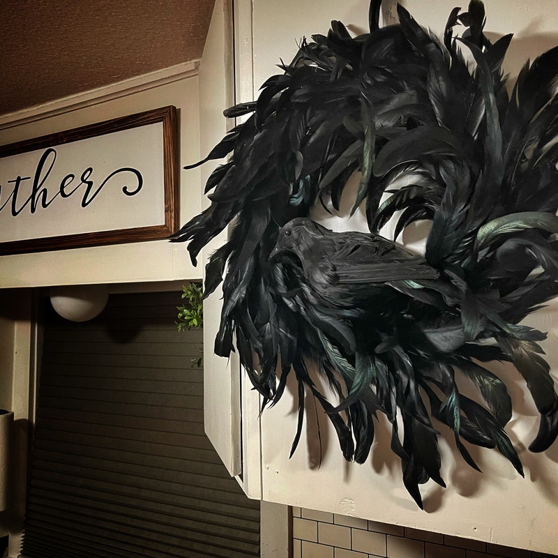 Halloween Raven Decor - Etsy