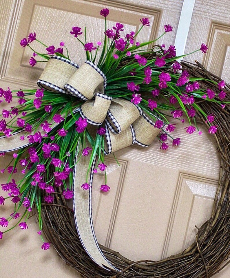 Spring Wreaths Farmhouse Wreath Country Rustic Year Round - Etsy