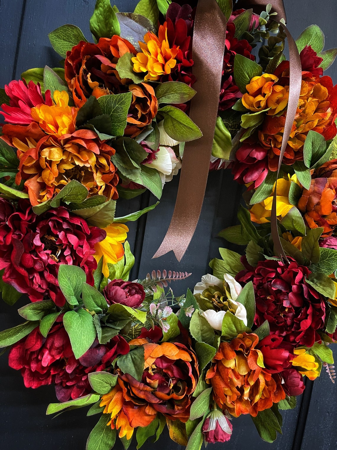 Autumn Wreath for Front Door Autumn Wreaths Fall Wreathes - Etsy