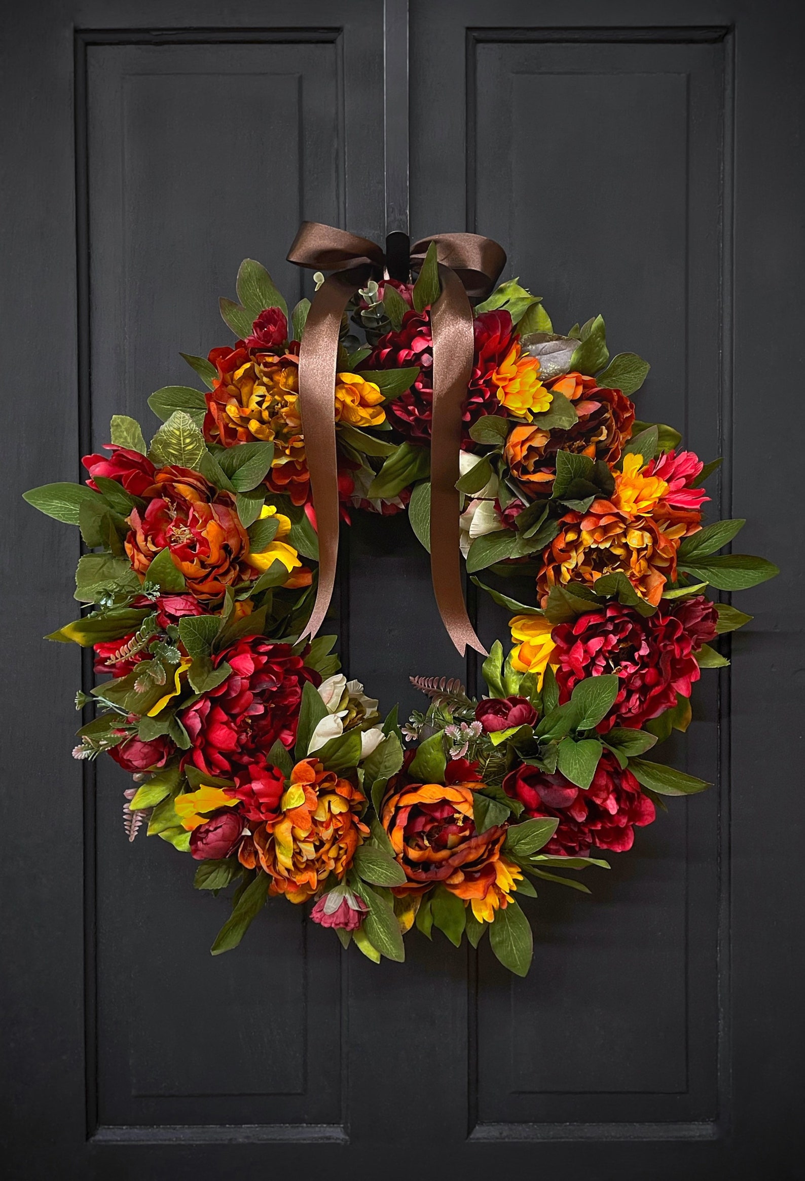 Autumn Wreath for Front Door, Autumn Wreaths, Fall, Wreathes, Etsy ...