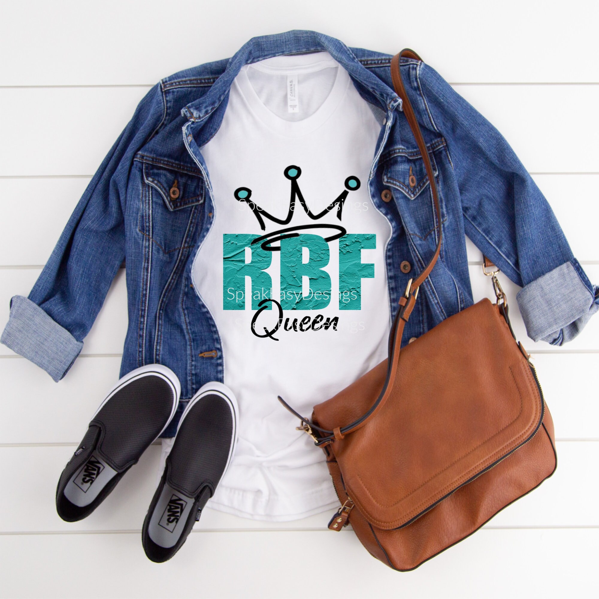 Resting B*tch Face Queen RBF Queen Digital Download, Transfer, Graphic ...