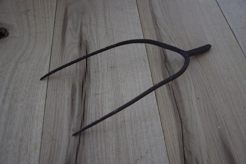 Antique 2 Prong Hay Fork Head 1900s Primitive Cast Iron Pitch | Etsy