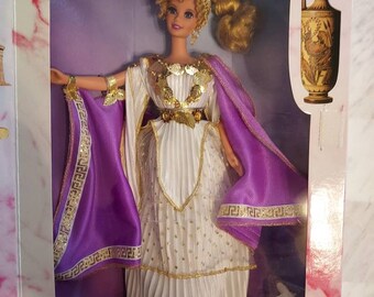 Greek Goddess Barbie Doll - Etsy