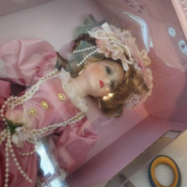 Large Porcelain Doll - Etsy