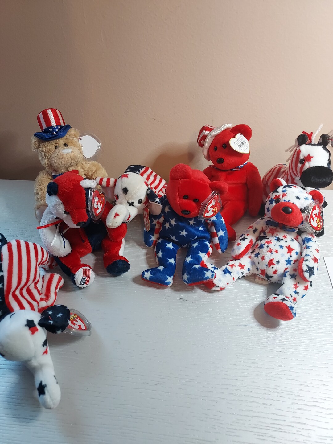 Assorted Patriot Beanie Babies - Etsy