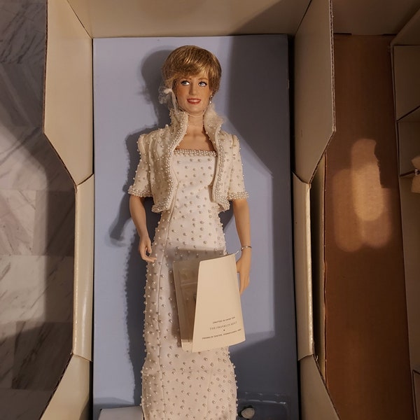 Franklin Mint Princess Diana Doll - Etsy