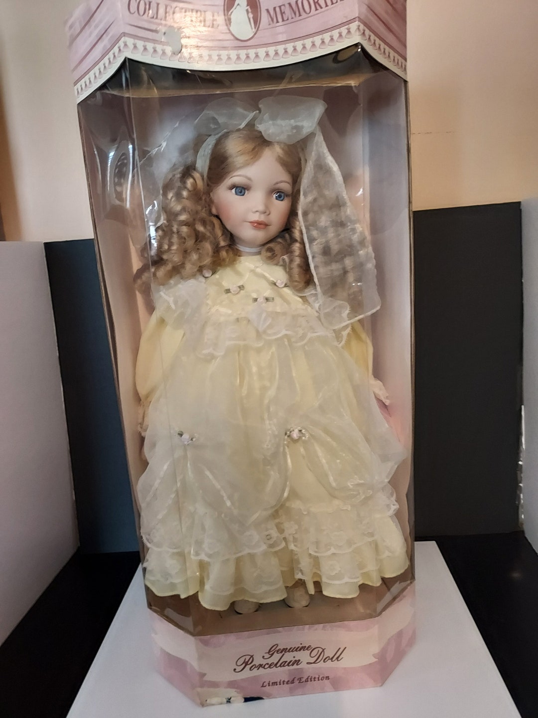 Vintage Large Porcelain Doll - Etsy