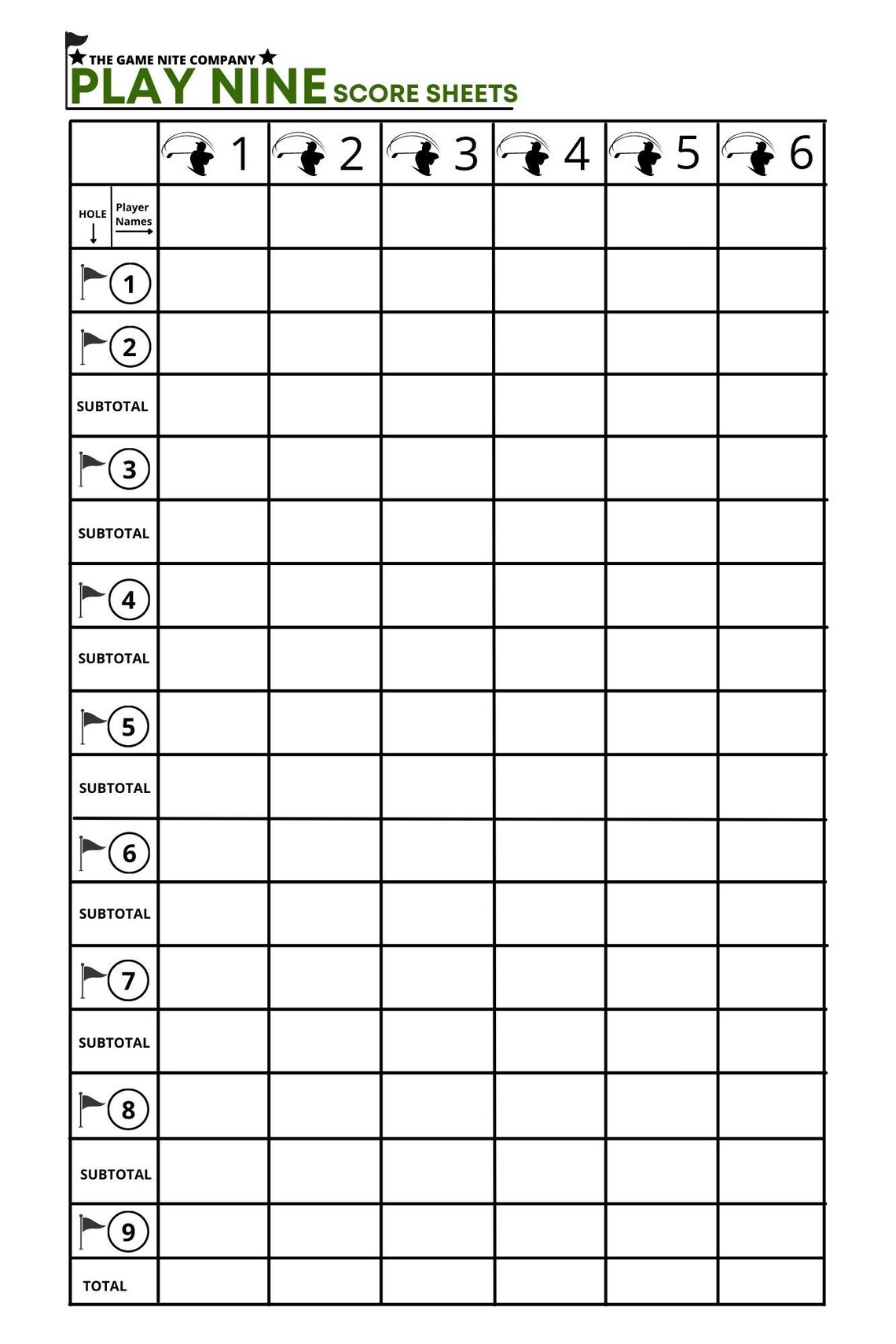 Play Nine Score Sheets Score Cards Printable Etsy Play Nine Score Sheets Score Cards Printable Etsy
