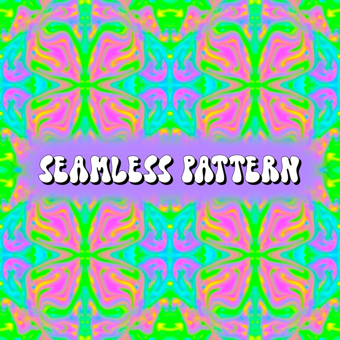 Seamless File - Digital Download, Seamless Pattern, Groovy, Trippy - Etsy