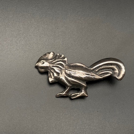 vintage antique chicken pin - Gem