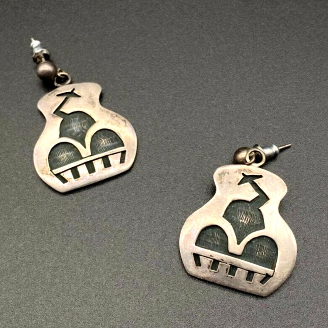 Vintage Hopi Native Marvin Sekayesva Thundercloud Sterling Silver ...