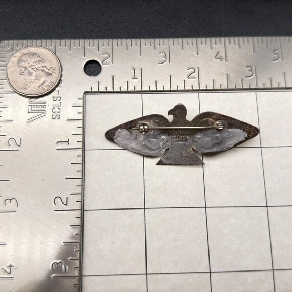 Vintage Navajo Thunderbird Gary Reeves Stamp Work Ste… - Gem